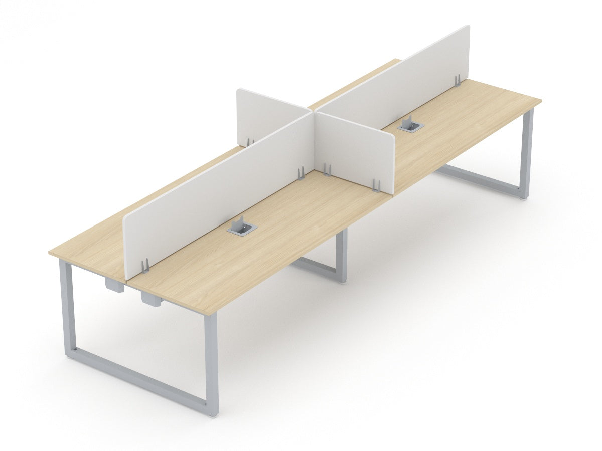 Modulo para 4 personas ML2OS18-CMFL – Muebles de Oficina Express