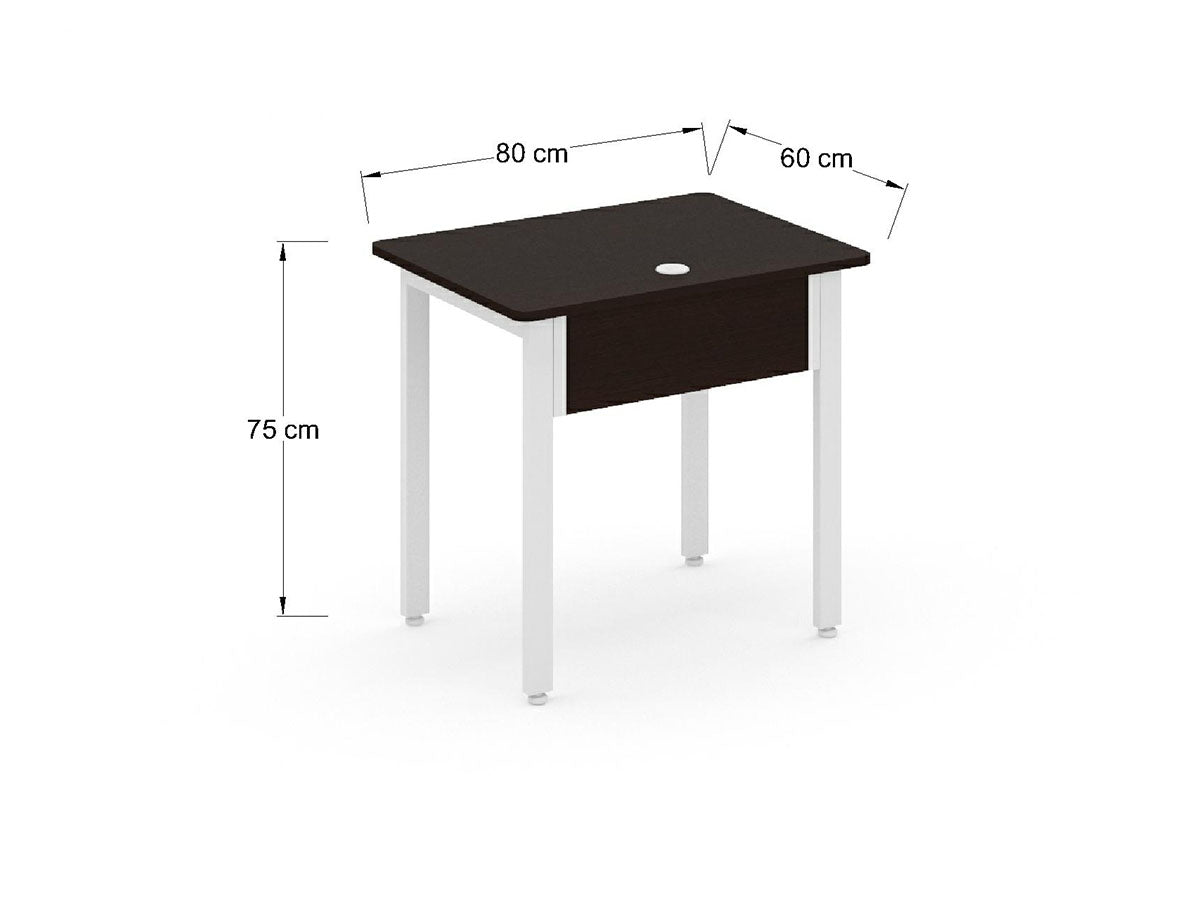 Escritorio Individual AEWH80WH – Muebles de Oficina Express