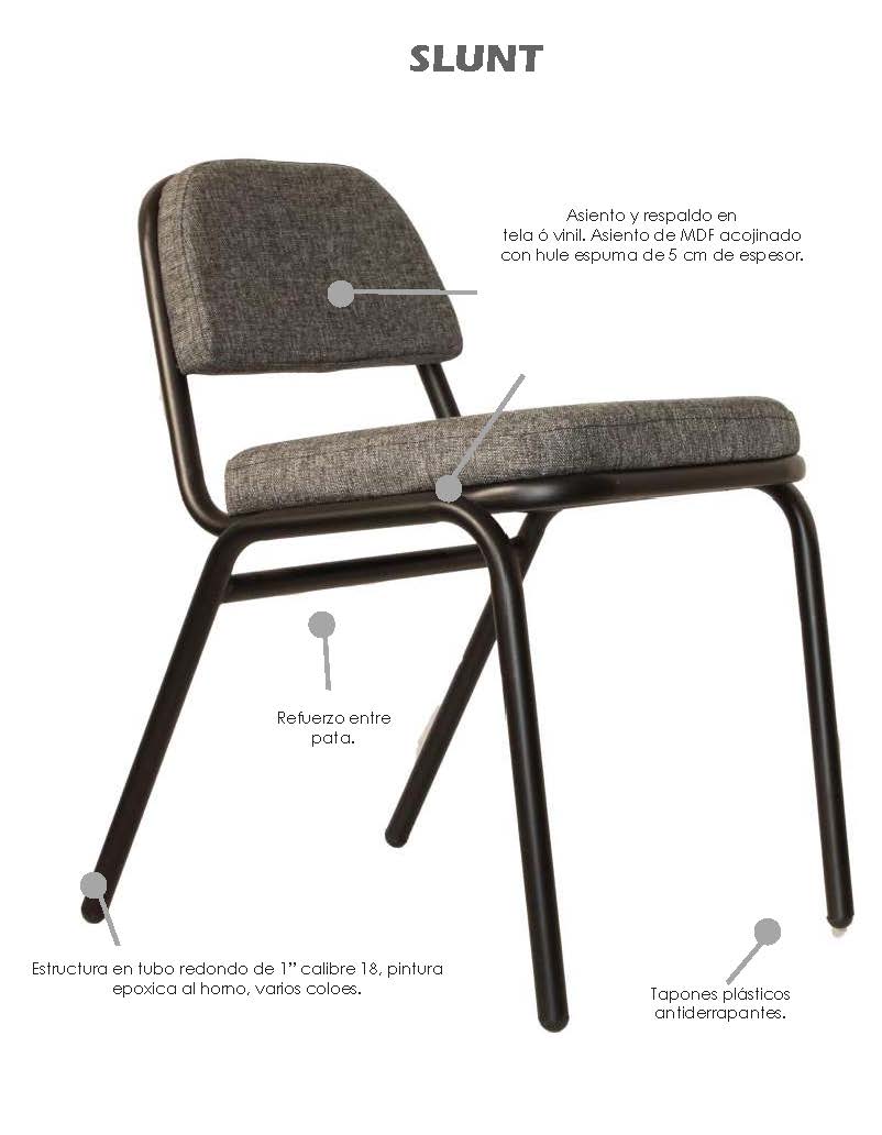 Silla para Restaurante o Cafeteria SLUNT – Muebles de Oficina Express